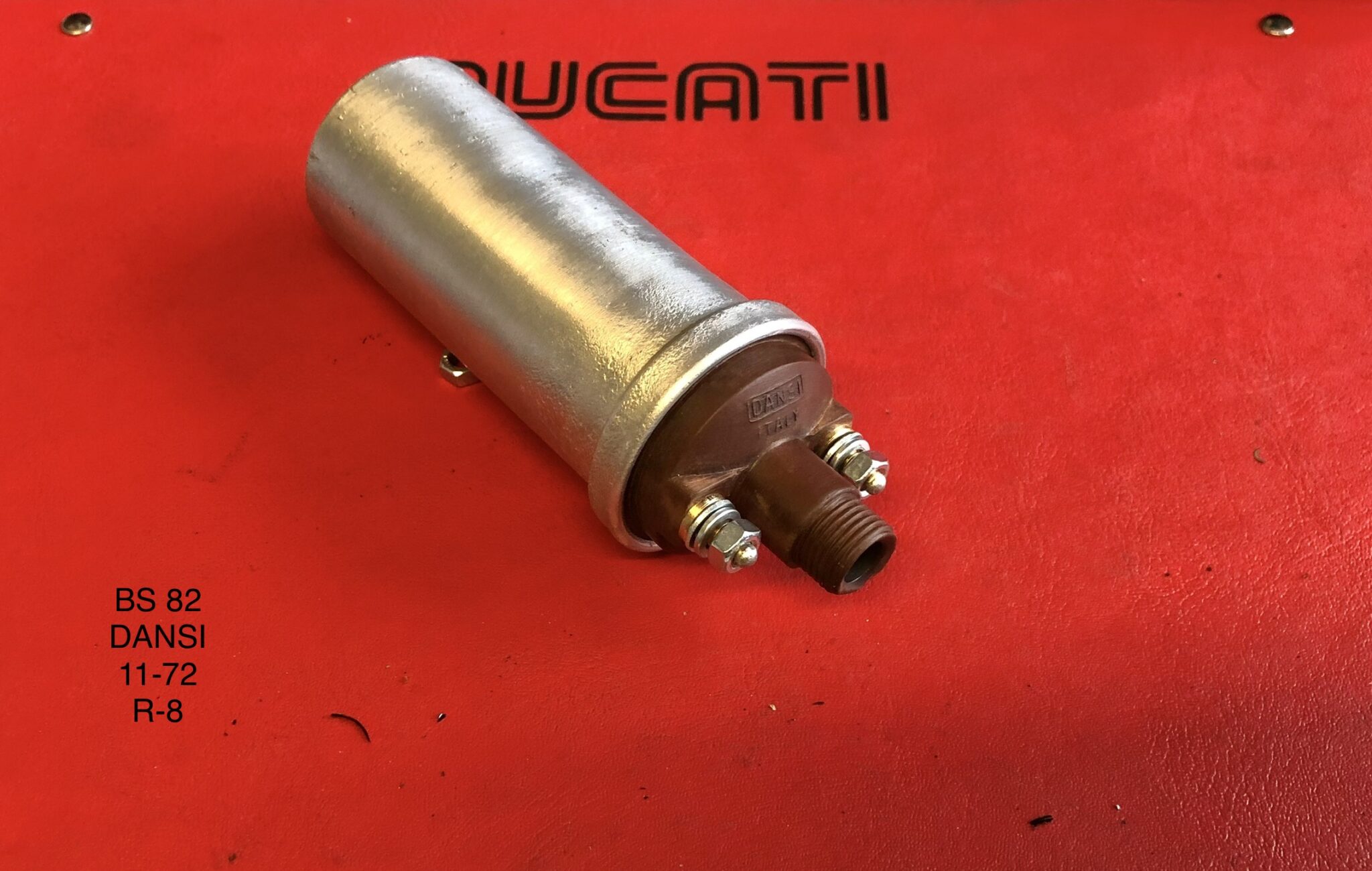 coil HT 6V Dansi original mod 11-72 R-8 - Classic Italian Bikes