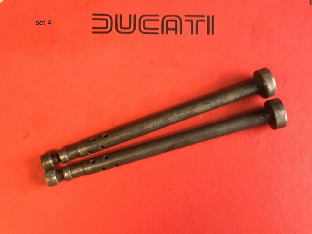 Ducati bevel single narrow cases Marzocchi set fork hydraulic stems -4 ...