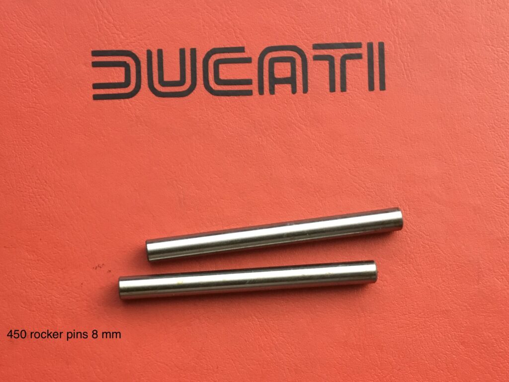 set rocker pins 8 mm 450 cc - Classic Italian Bikes
